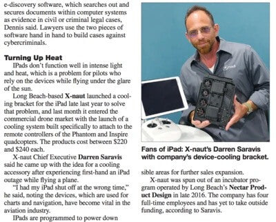 X-Naut's CEO Featured in Los Angeles Business Journal